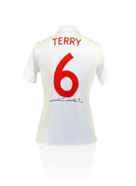 John Terry signed and framed England shirt - Pro Sports Memorabilia