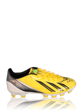 Lionel Messi personally signed record breaking boot-Boot only unframed ...