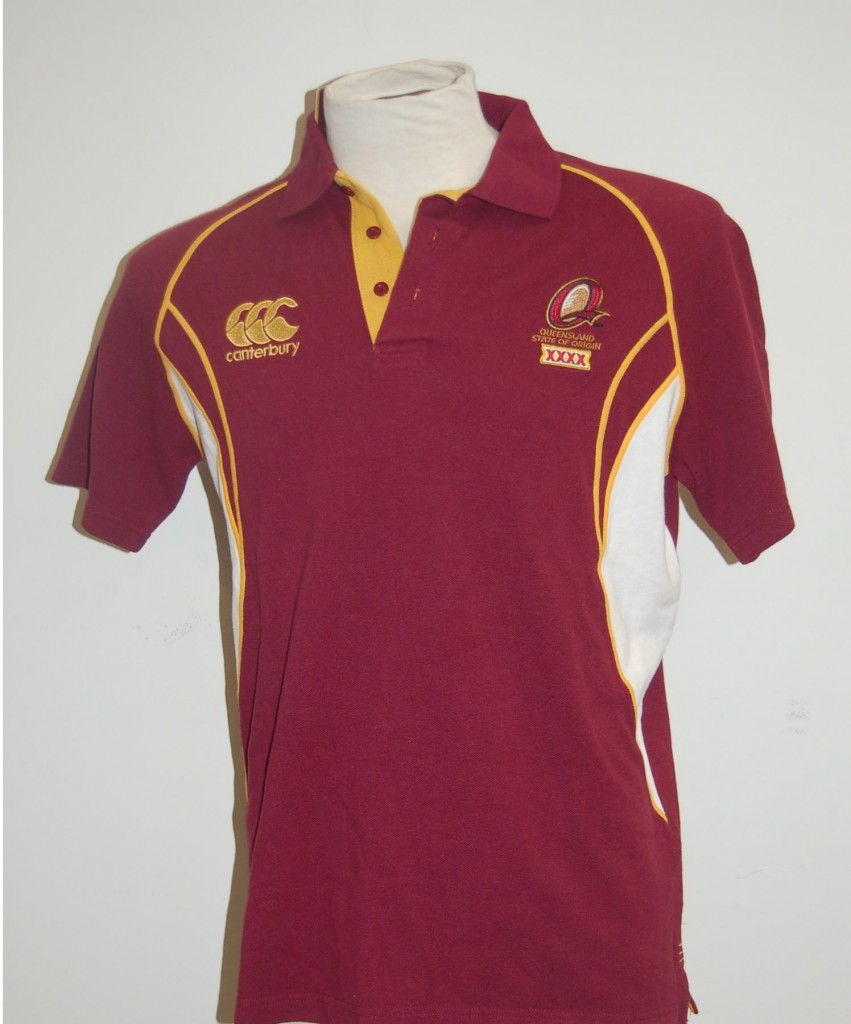 Queensland Supporters Polo-Small-Maroon - Pro Sports Memorabilia